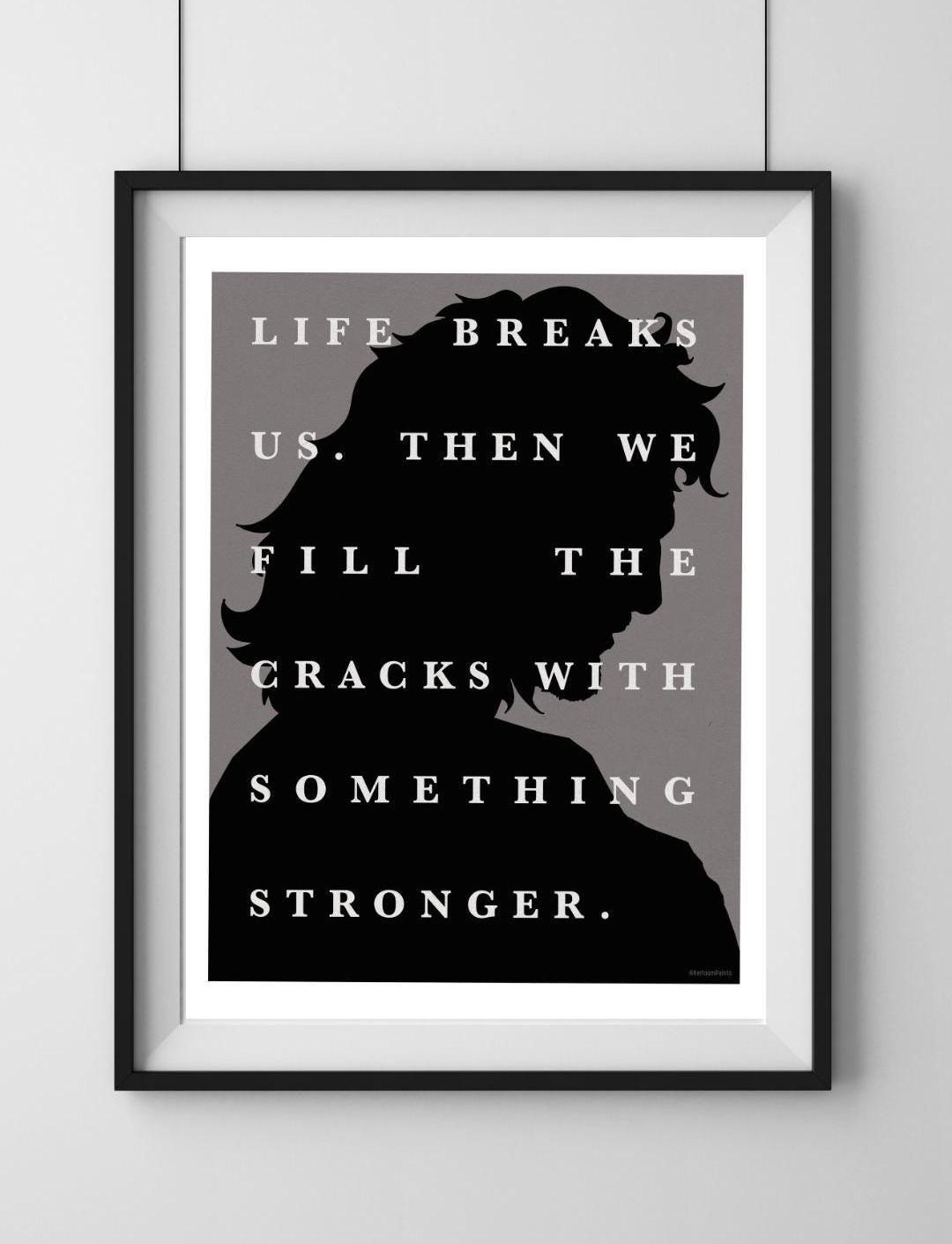 Kaladin Stormblessed Quote Poster, Stormlight Archives Brandon ...