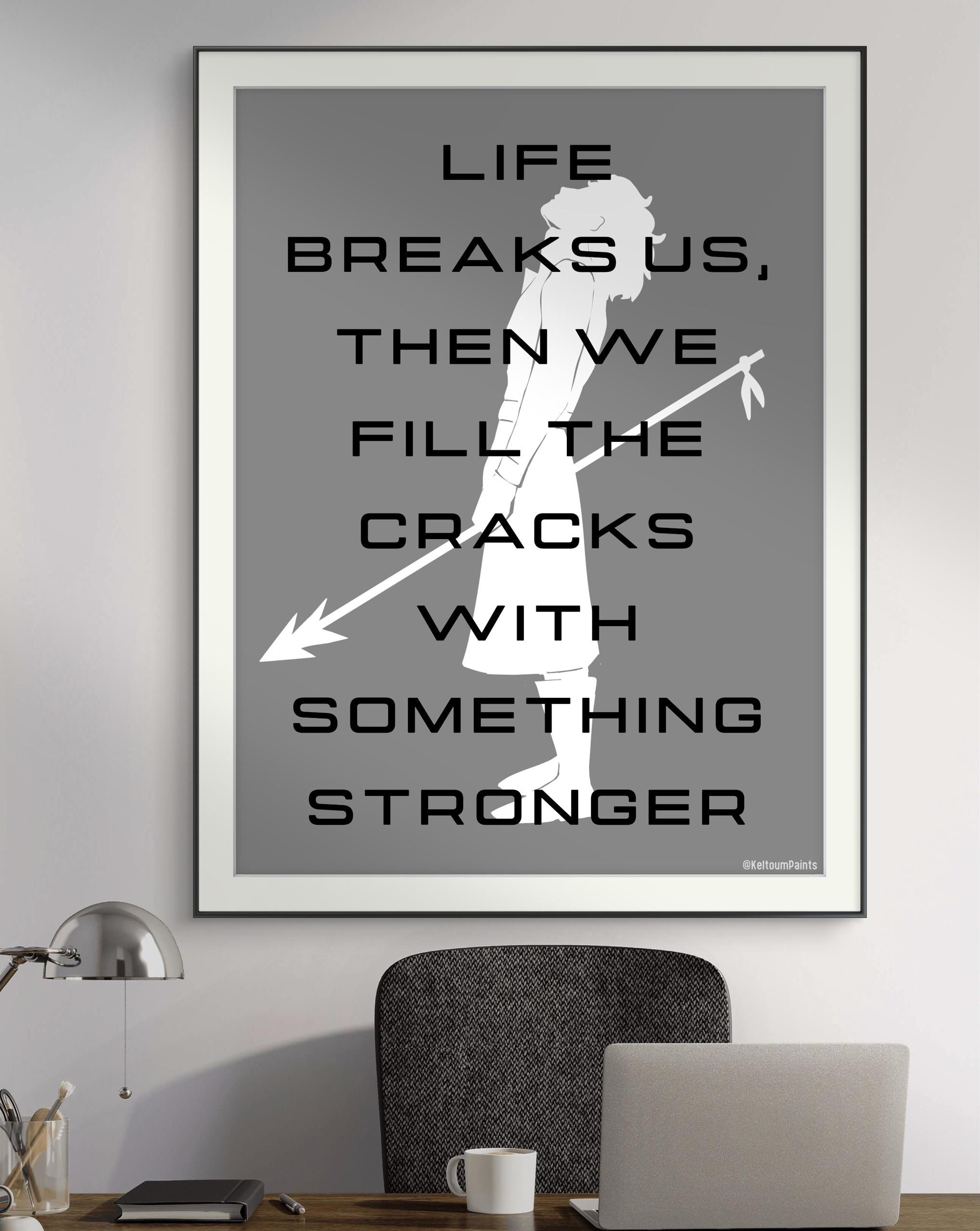 Kaladin Stormblessed Quote Fan Art Poster, Brandon Sanderson Stormlight ...