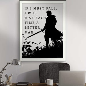 Dalinar Kholin Quote Poster: Stormlight Archives Wall Art (digital ...