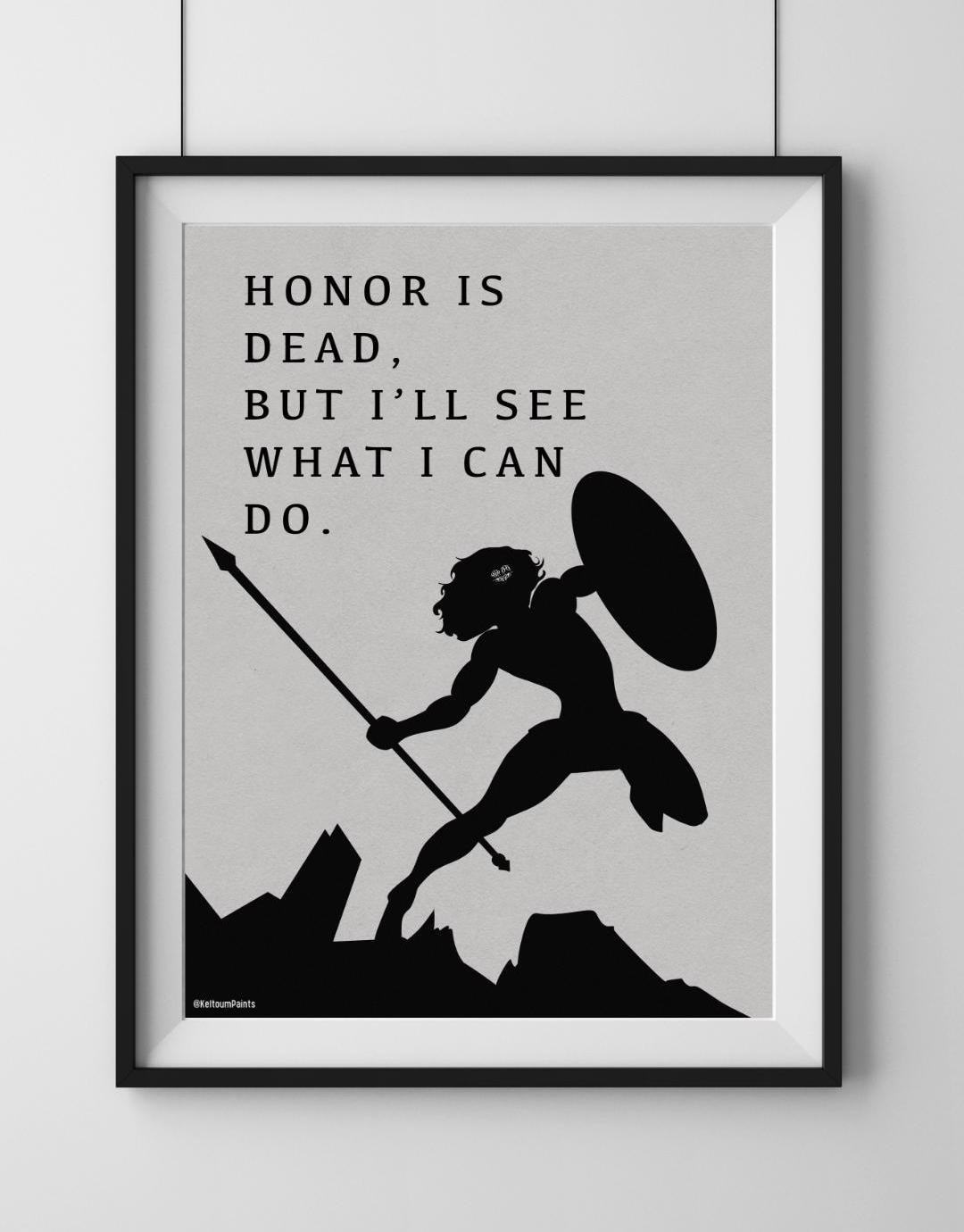 Honor is Dead Kaladin Poster Stormlight Archives Wallart Sanderson Fan Art Cosmere Gift - Etsy