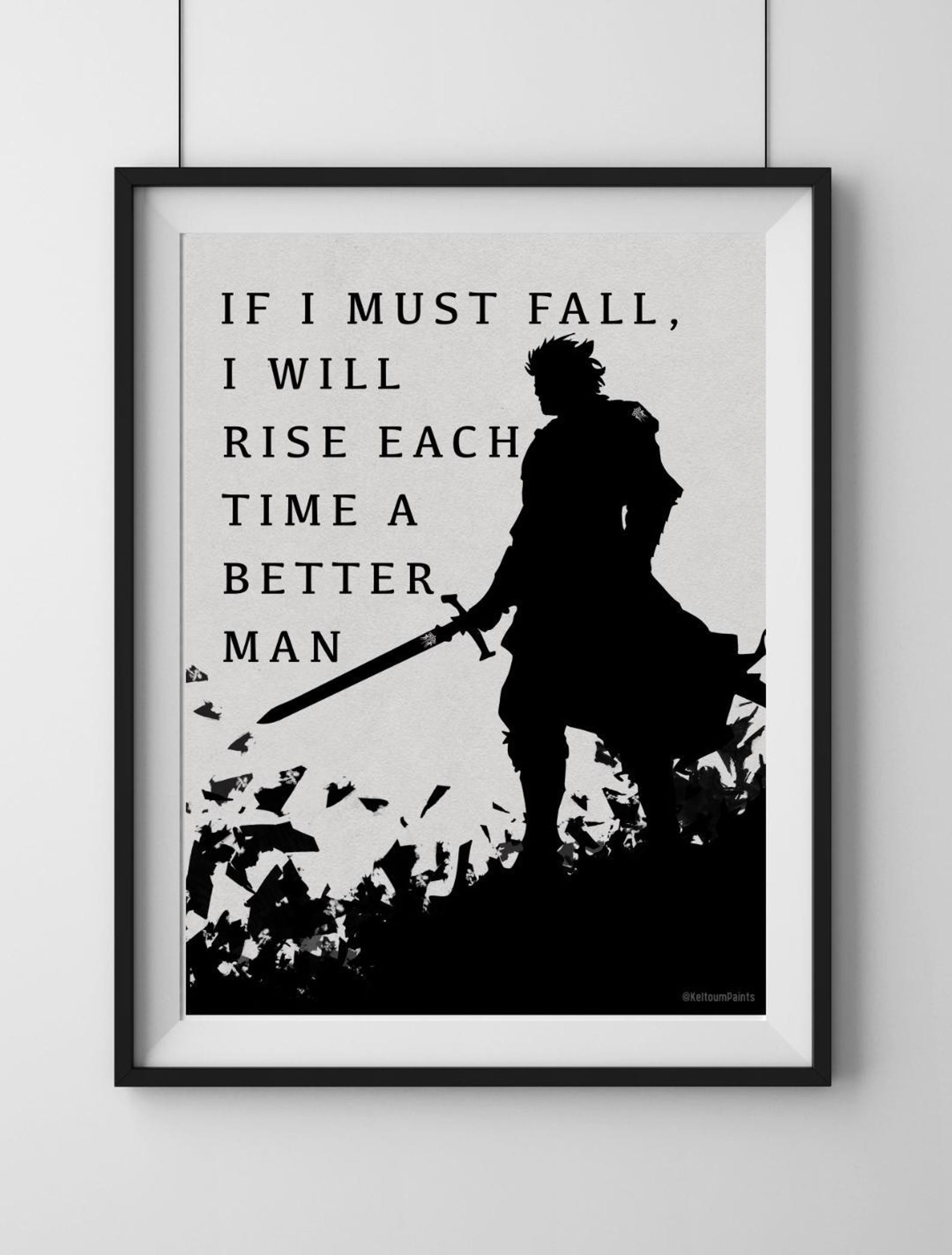 Dalinar Kholin Quote Poster: Stormlight Archives Wall Art (digital ...