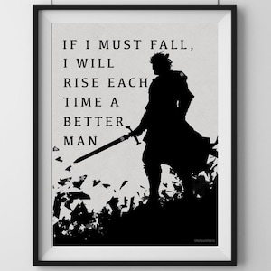 Dalinar Kholin Quote Poster: Stormlight Archives Wall Art (digital ...