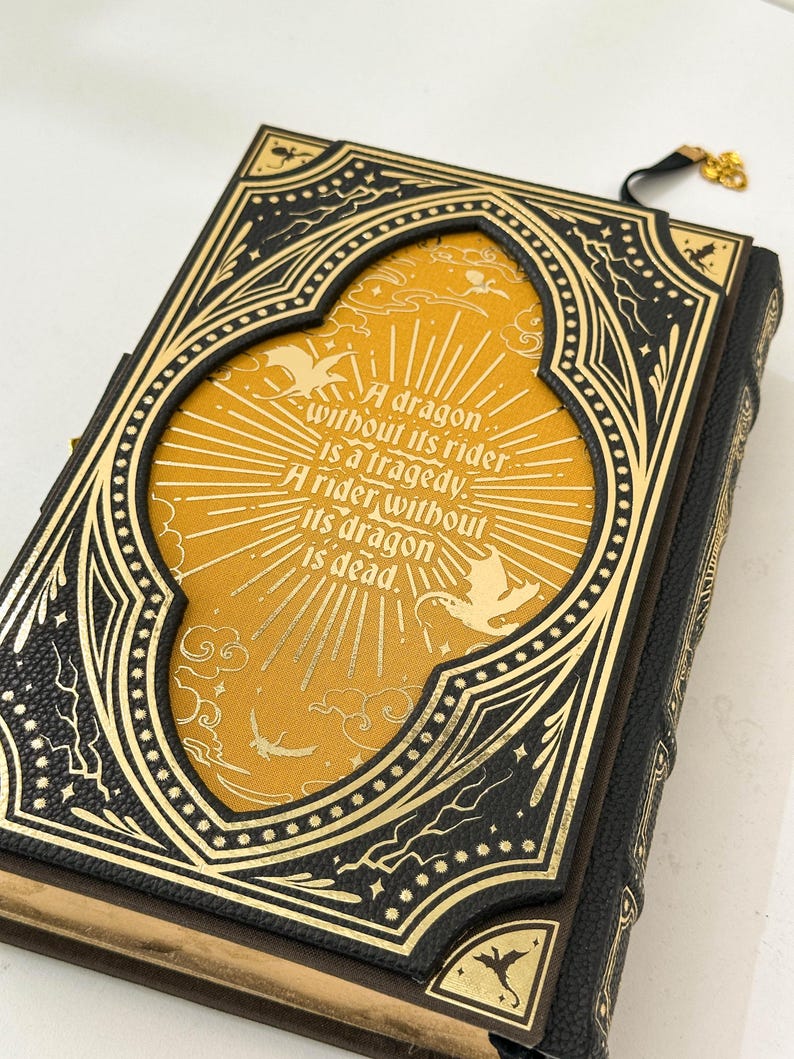 Fourth Wing Luxe Edition Rebound Book - Book Rebinding With Tri-color ...
