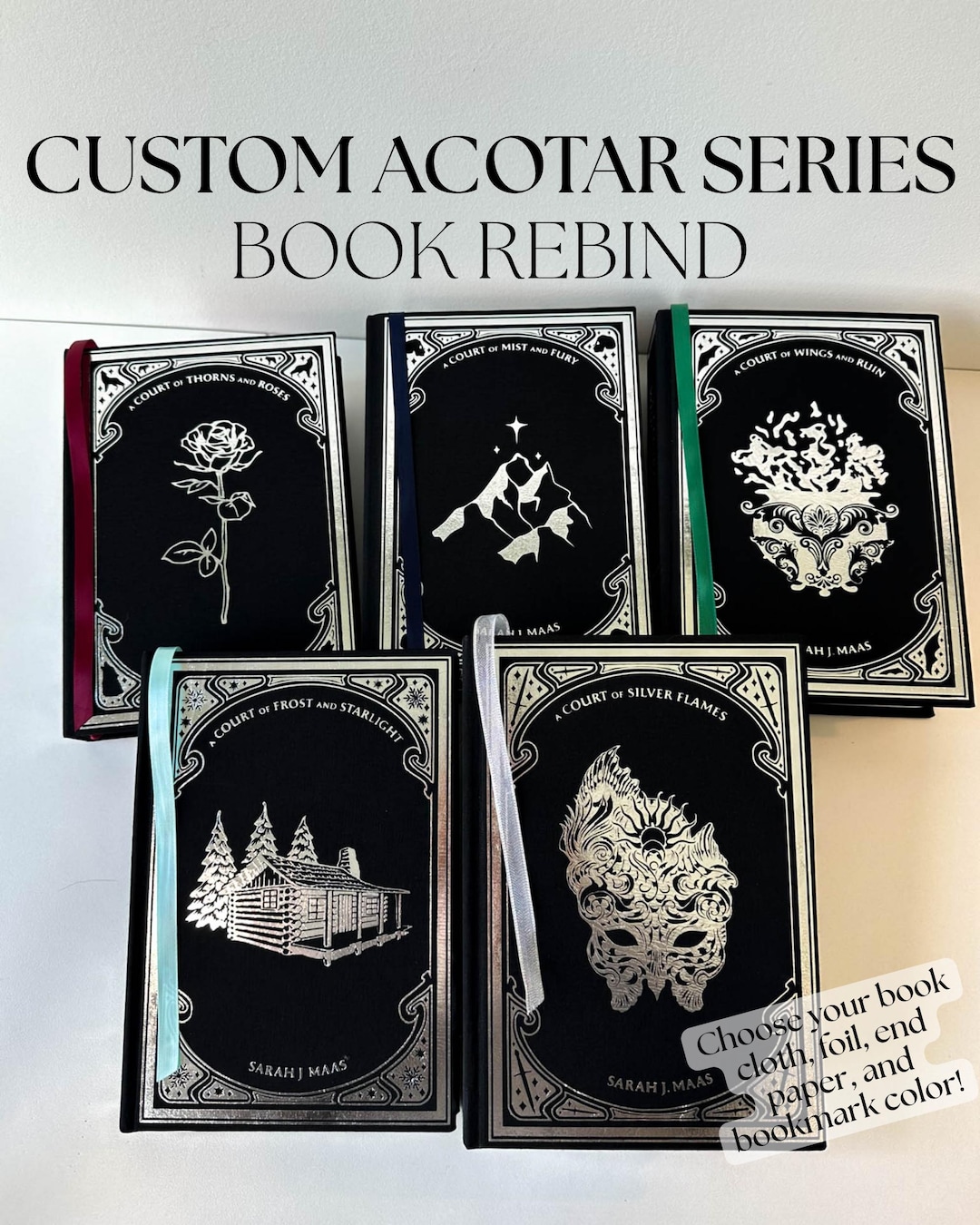 A Court of Thorns and Roses Series Special Edition Book - Custom Book ...