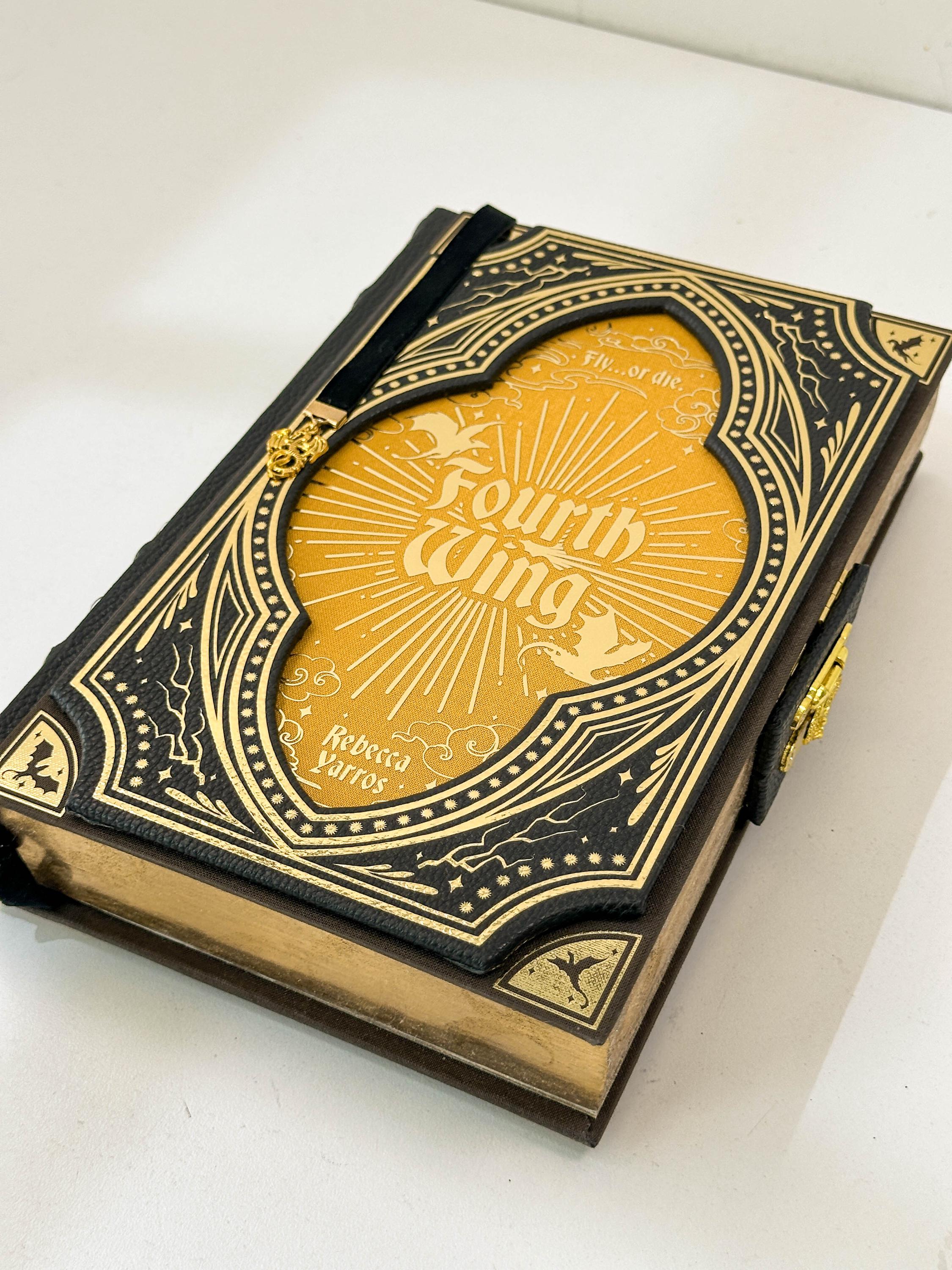 Fourth Wing Luxe Edition Rebound Book - Book Rebinding With Tri-color ...