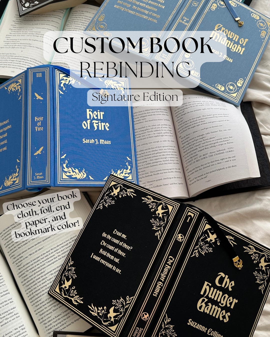 Custom Signature Edition Rebound Book - Custom Rebinding With ...