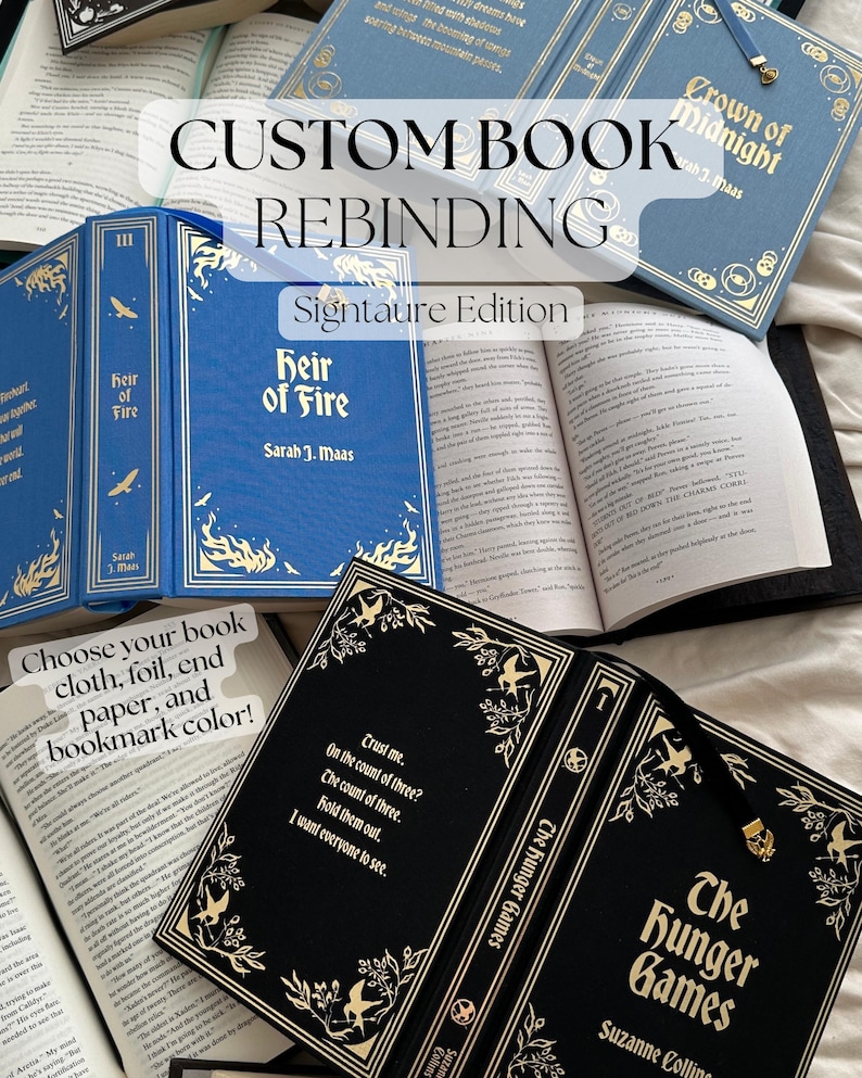 Custom Signature Edition Rebound Book - Custom Rebinding With ...
