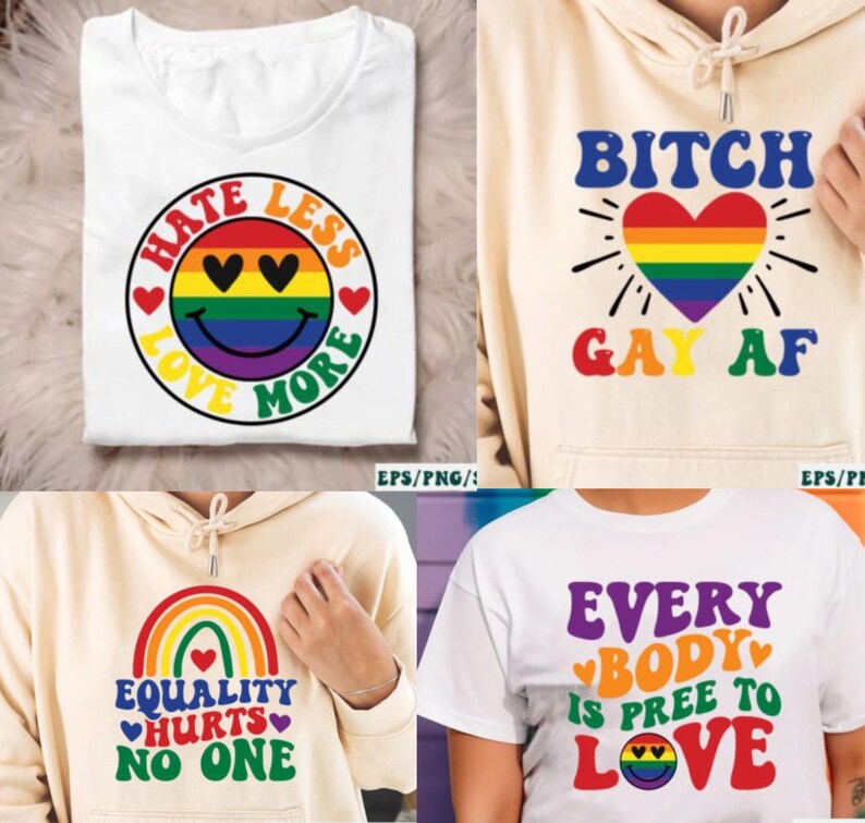 300 LGBTQ SVG Bundle, LGBT Svg, Pride Svg, Gay Pride Svg, Lgbt Quotes ...