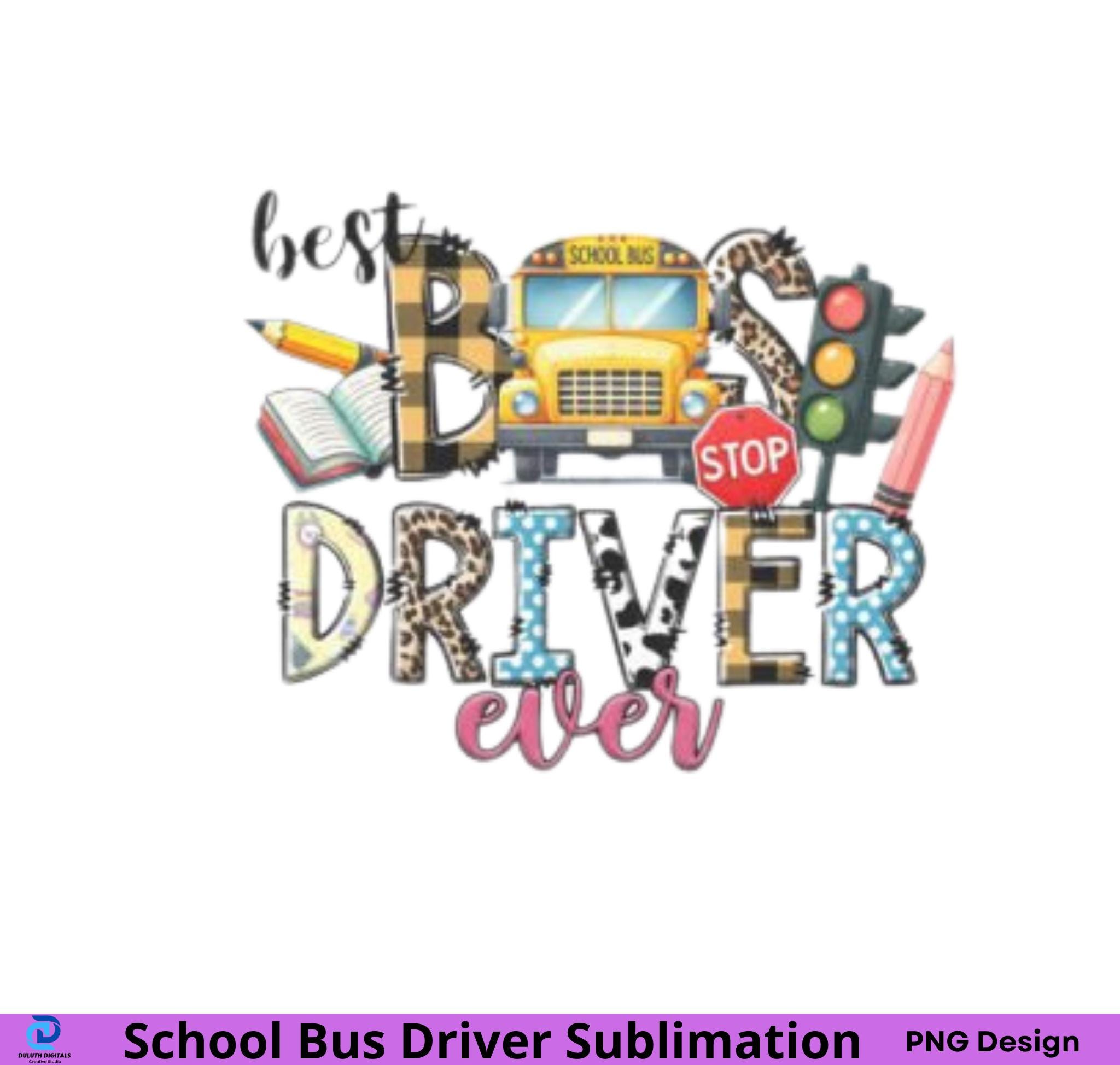 Retro Bus SVG & PNG Files for DTF, Sublimation, Cutting Machines ...