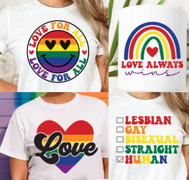 300 LGBTQ SVG Bundle, LGBT Svg, Pride Svg, Gay Pride Svg, Lgbt Quotes ...