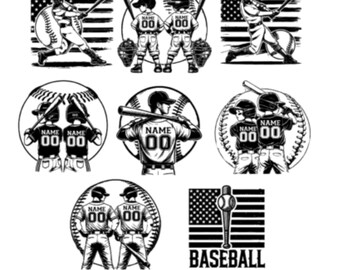 Baseball Player Svg, Personalized Custom Name Svg, Baseball Mom Dad Svg ...