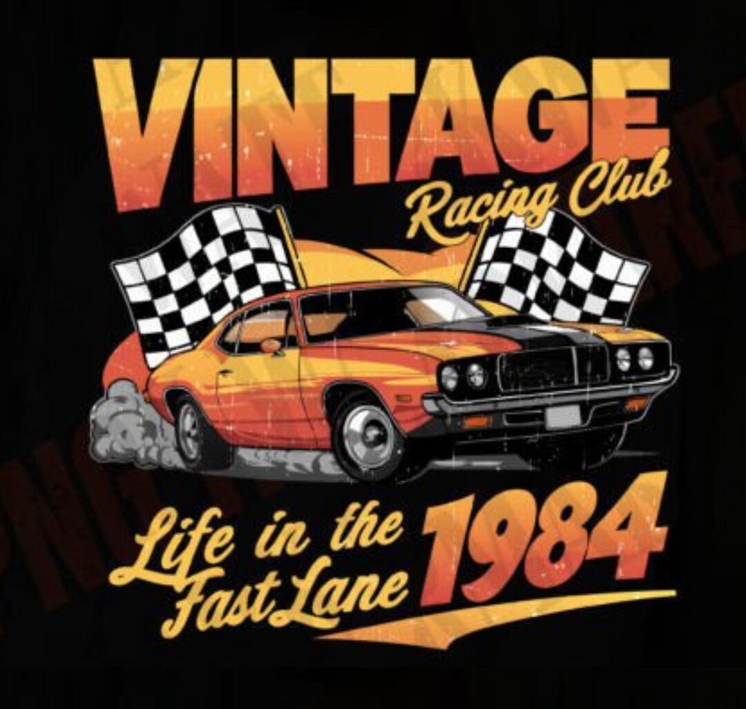 Vintage Racing Club Png, Vintage Style T Shirt Design, Band Tee ...