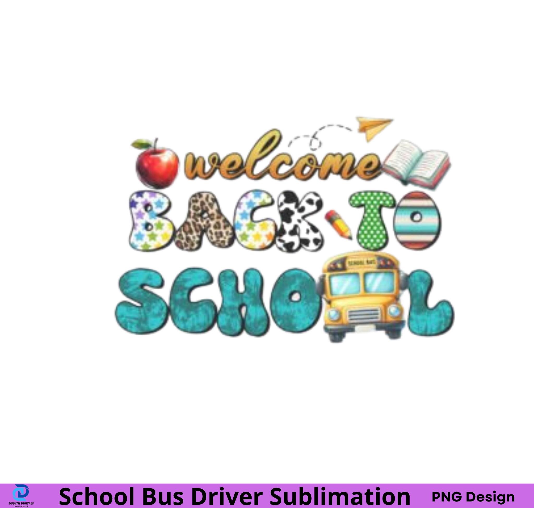 Retro Bus SVG & PNG Files for DTF, Sublimation, Cutting Machines ...