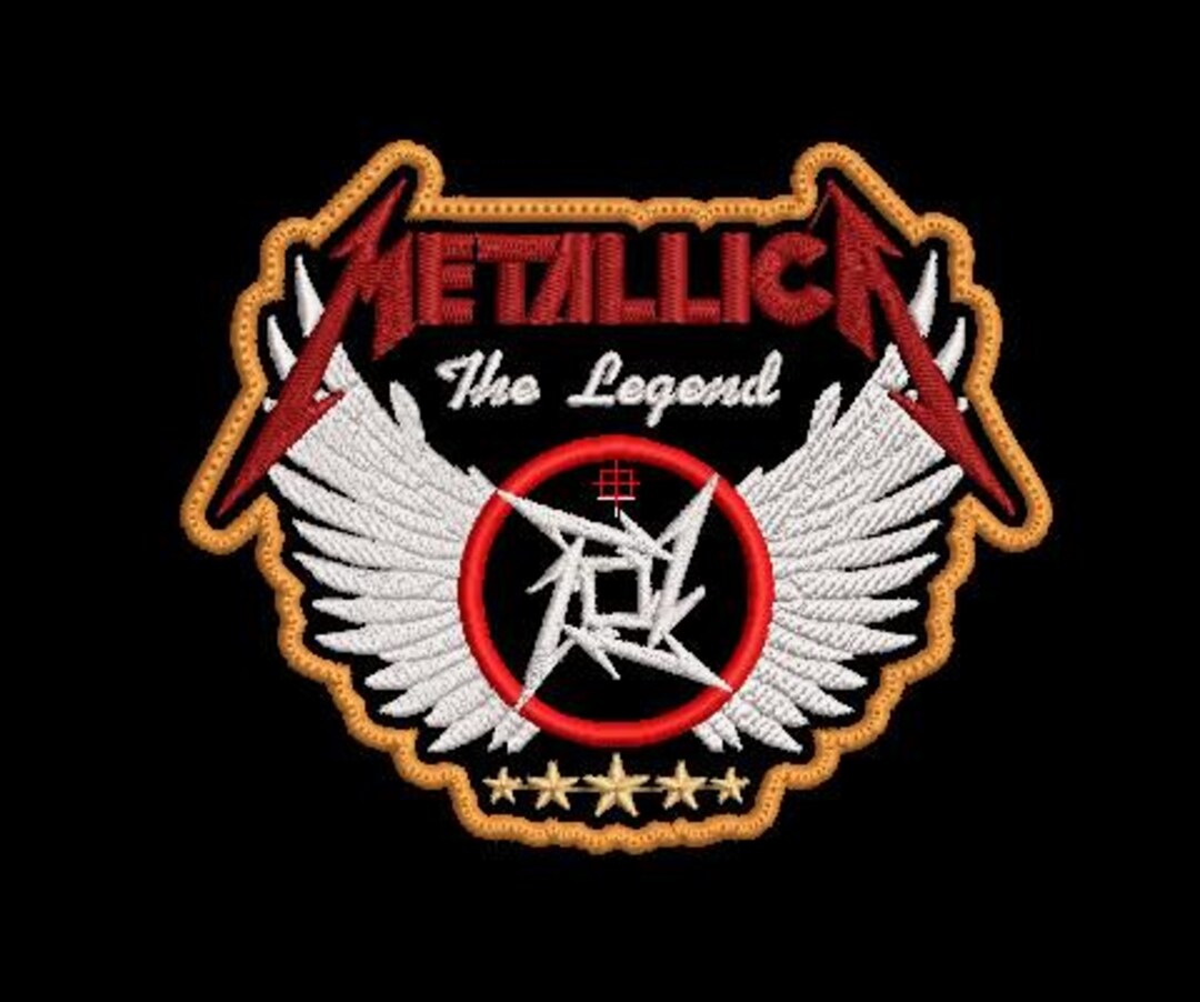 Metallica Legend Embroidery Design - Etsy