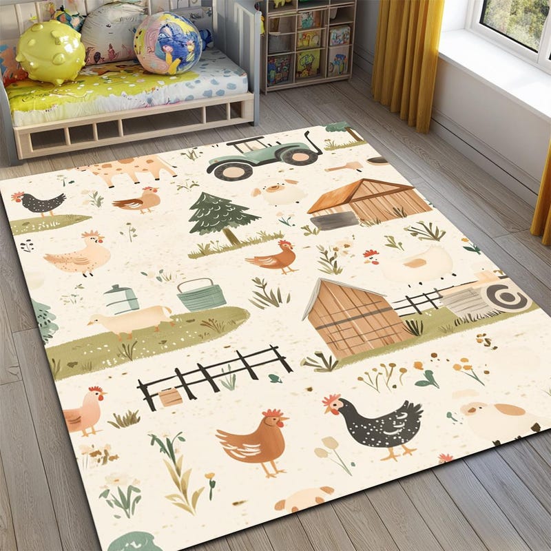 Farm Play Mat - Etsy