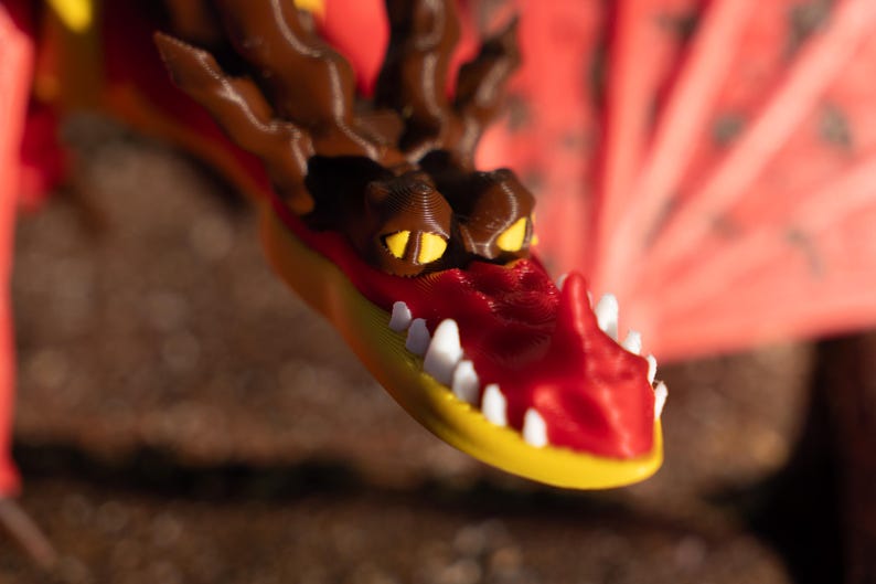 3D Printed How to Train Your Dragon Hookfang - Etsy