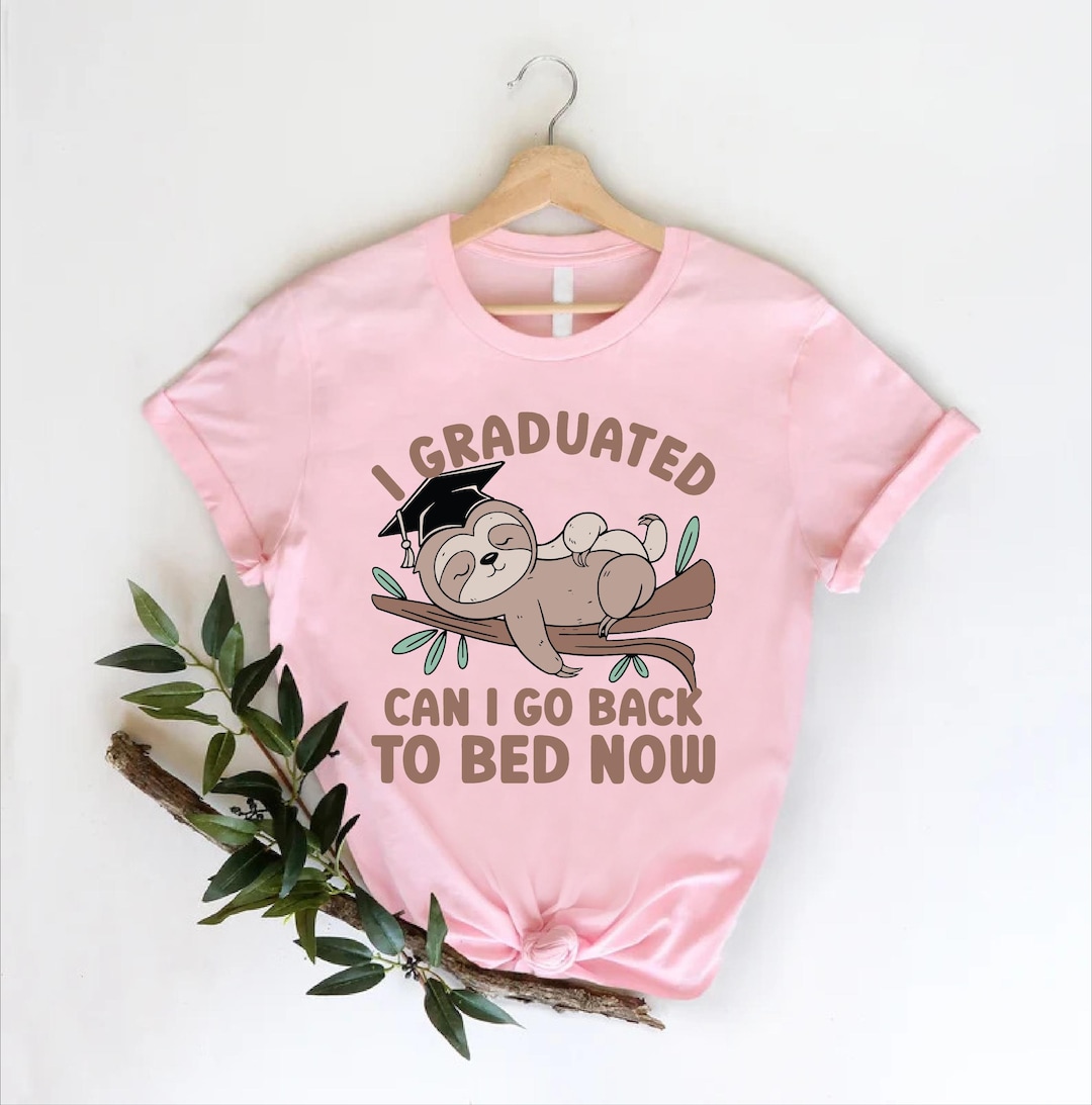 Graduation Sloth Apparel, Funny Graduate Gift - Etsy