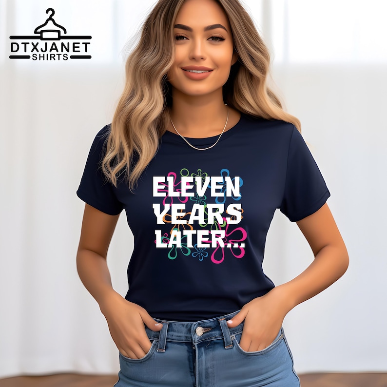 Eleven Years Later 11th Birthday T-shirt, 2014 Born Birthday Shirt ...