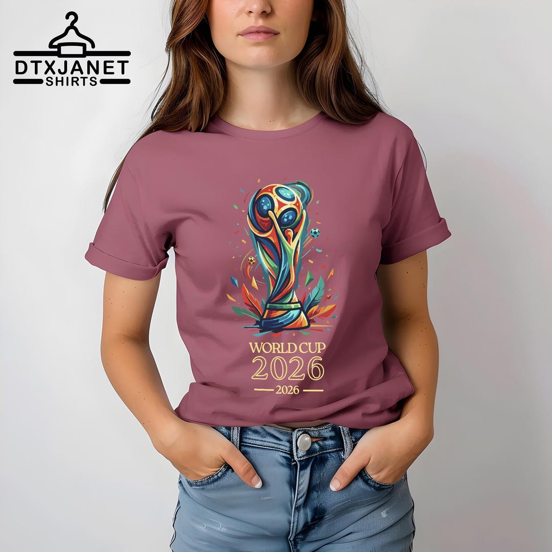 World Cup 2026 T-shirt, Soccer Flags Graphic Shirt, World Cup Tee ...