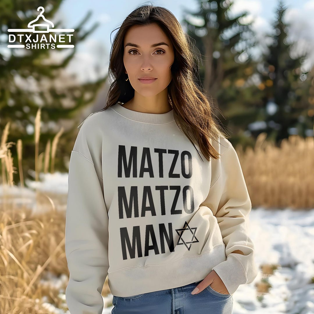 Matzo Matzo Man Sweatshirt,gifts for Hanukkah Sweater, Chanukah ...