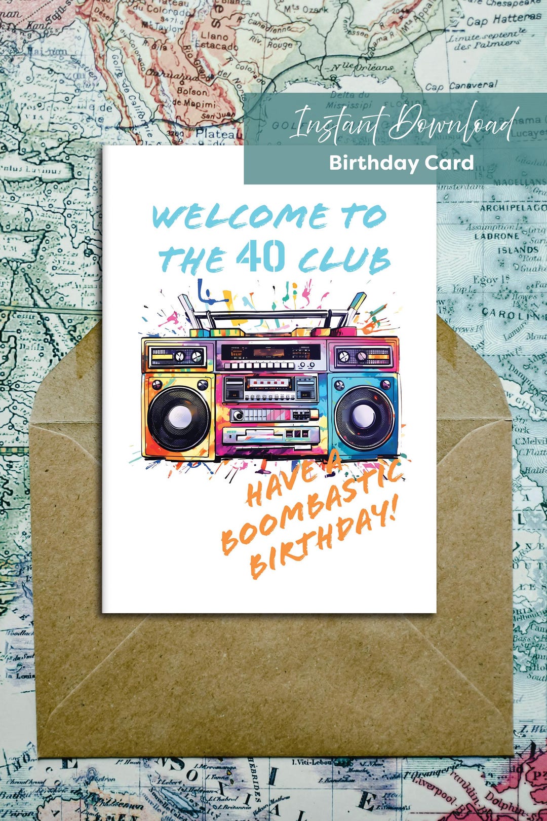 Birthday Card | Printable Birthday Card | Have a Boombastic Birthday ...