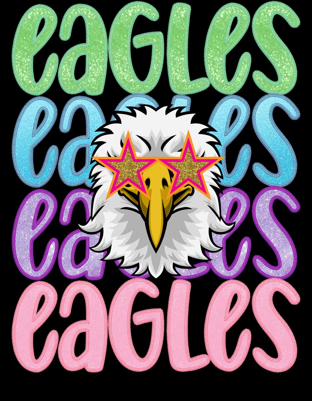 Preppy Eagles Spirit Shirt Png - Etsy