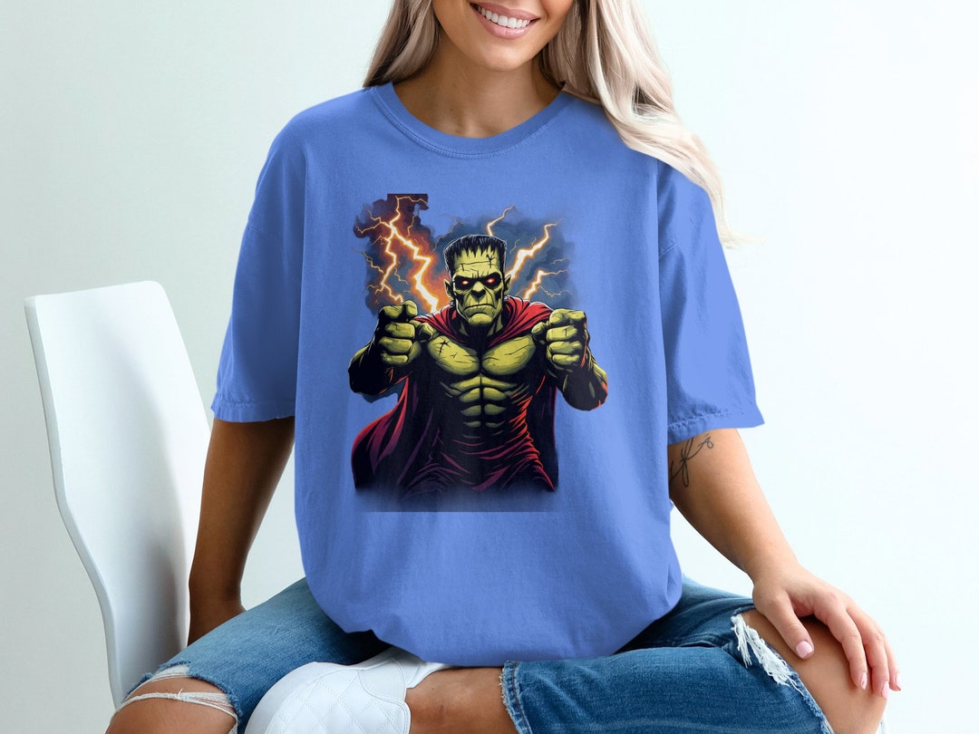 Monster Graphic Tee, Classic Horror Design Shirt, Retro Monster T-shirt ...