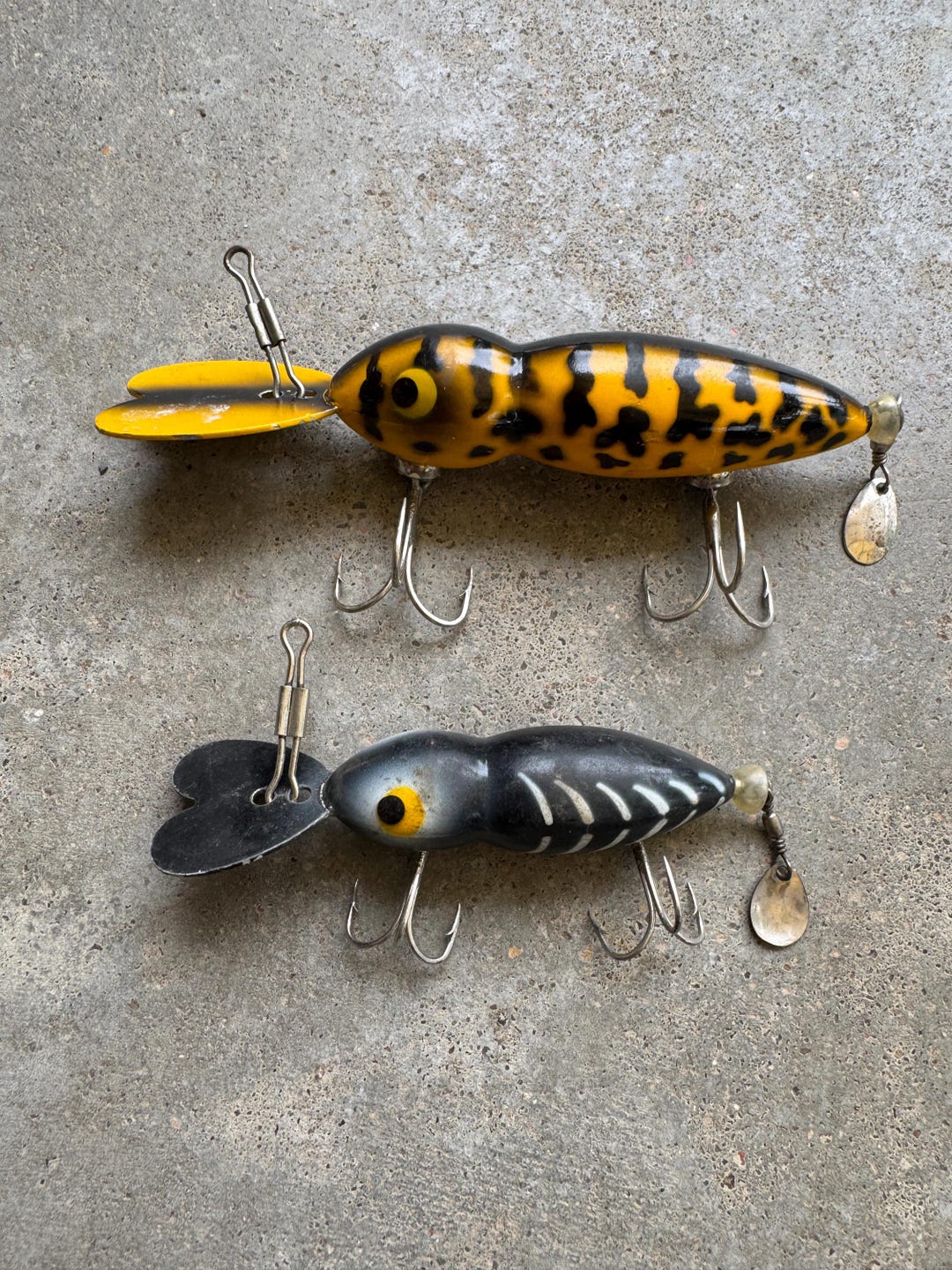 Vintage Crank Bait Fishing Lures Whopper Stopper Hellbender Lures - Etsy