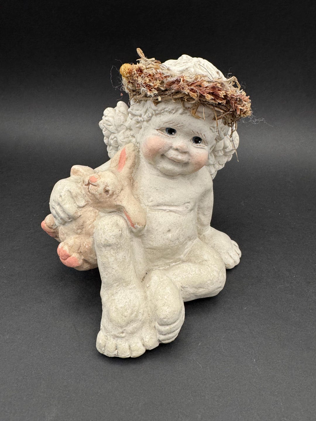 Dreamsicles Angel With Bunny Best Friend Figurine Free Shipping! - Etsy