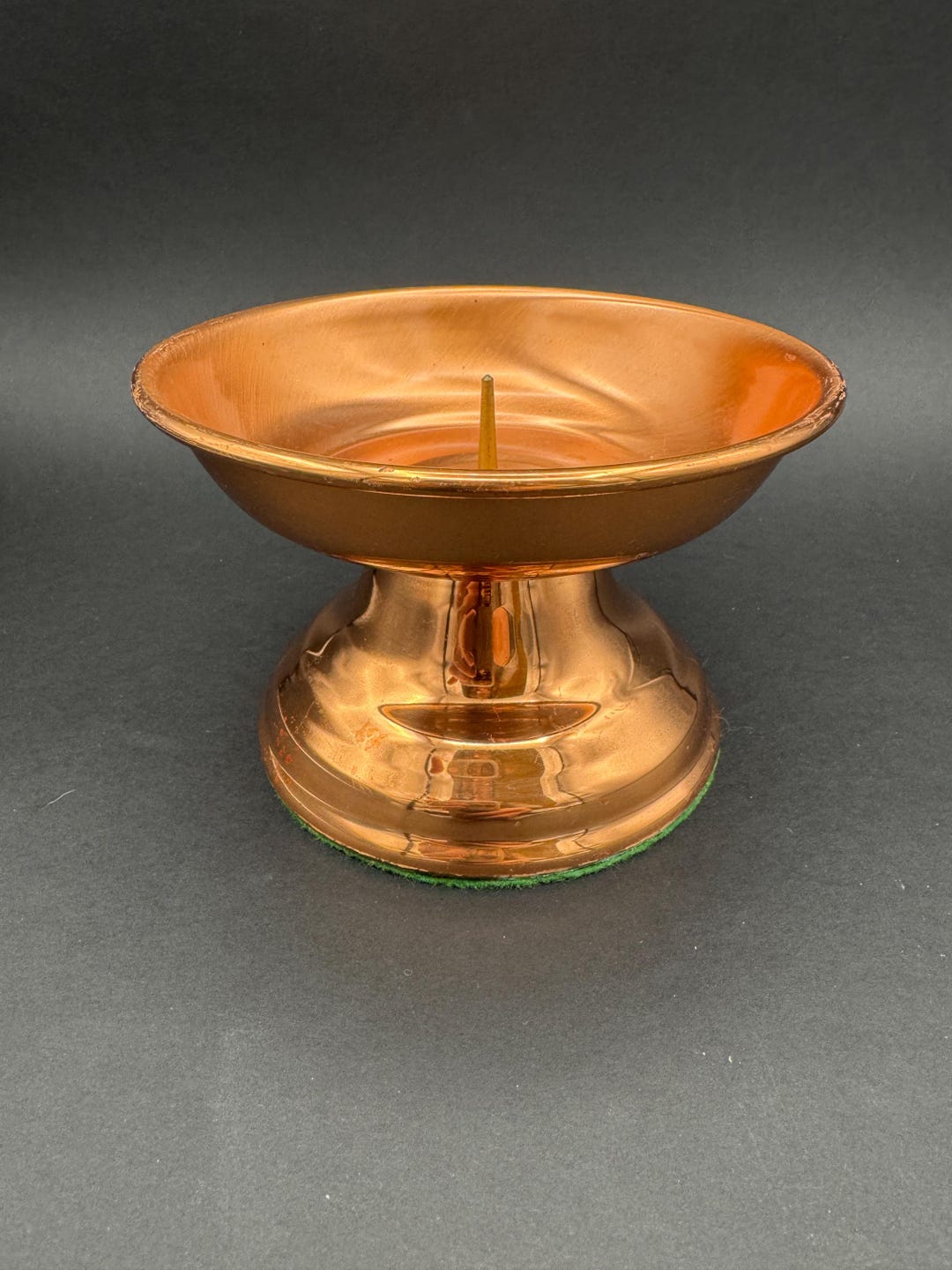 Solid Copper Candle Holder Mid Century Modern Coppercraft Guild Free ...