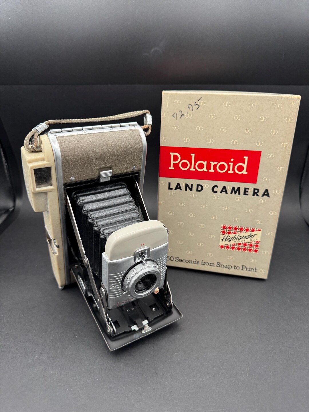 Polaroid Land Camera 1958 With Original Box and Paperwork - Etsy
