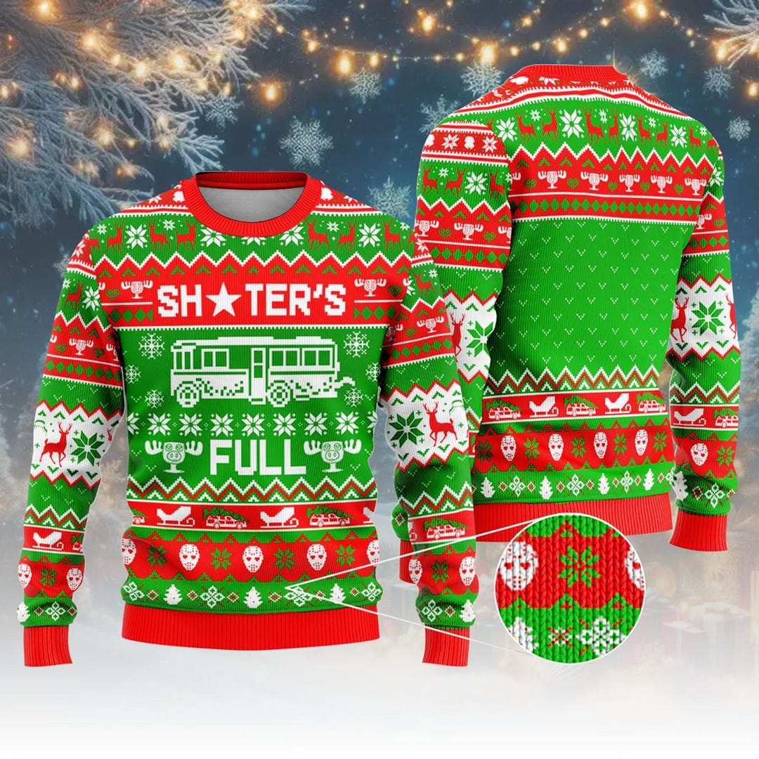 National Lampoon's Christmas Vacation Ugly Christmas Sweater, Shitters ...