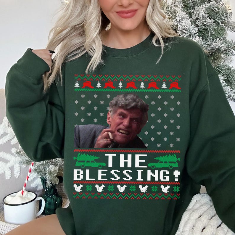 The Blessing Uncle Lewis Ugly Sweater, the Blessing Christmas Vacation ...
