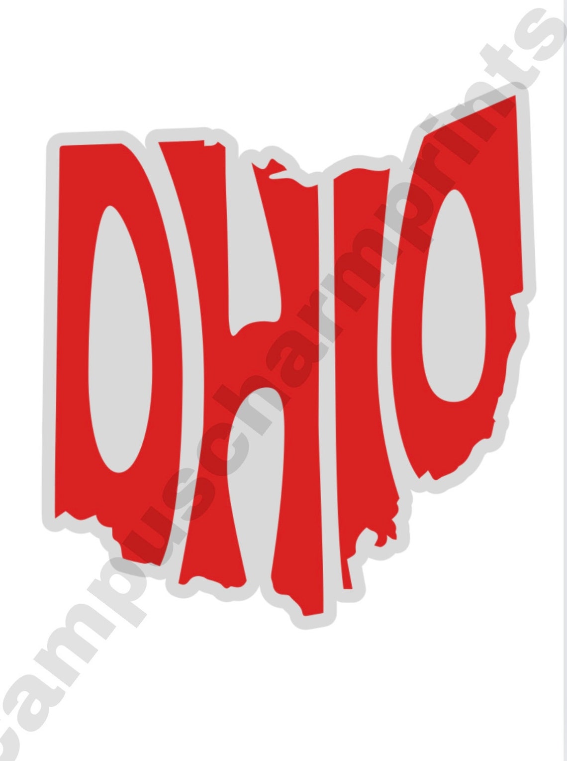 Ohio State University Prints Set of 6 1 Free Bonus Print Buckeyes Ohio ...