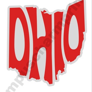 Ohio State University Prints Set of 6 1 Free Bonus Print Buckeyes Ohio ...