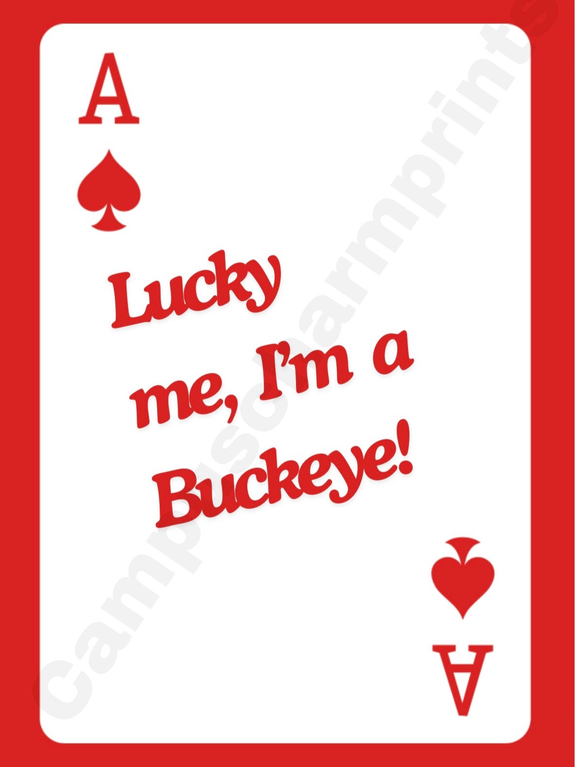 Ohio State University Prints Set of 6 1 Free Bonus Print Buckeyes Ohio ...