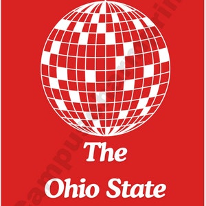 Ohio State University Prints Set of 6 1 Free Bonus Print Buckeyes Ohio ...