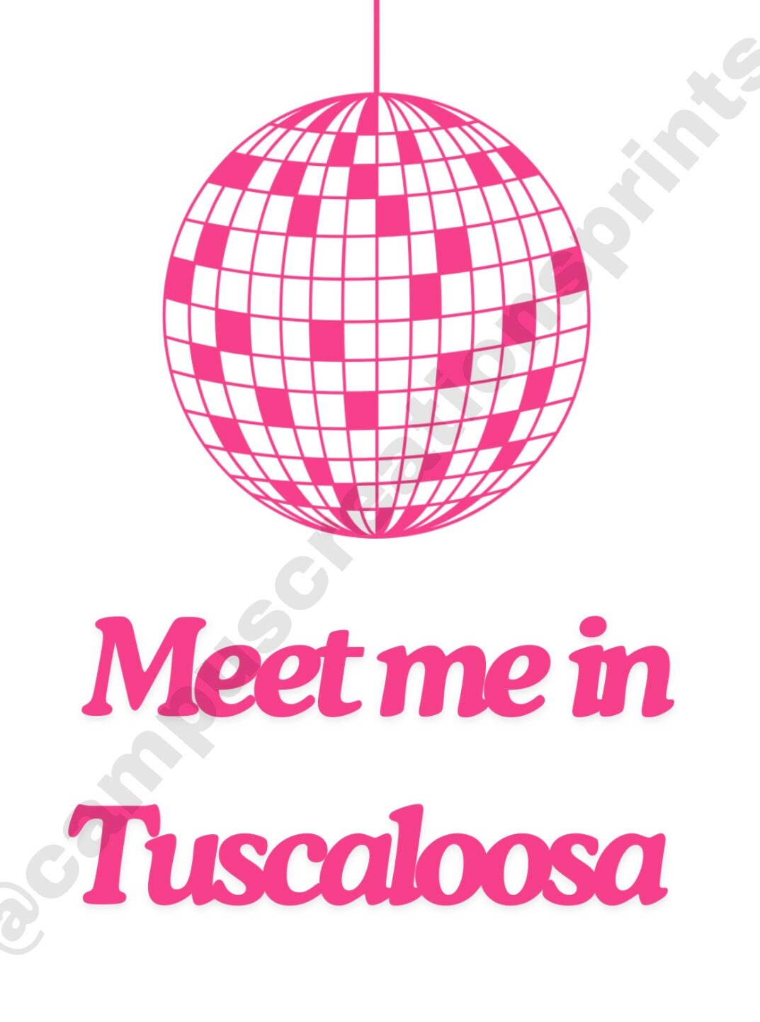 University of Alabama Pink & Orange Prints | Trendy Dorm Decor| Alabama ...