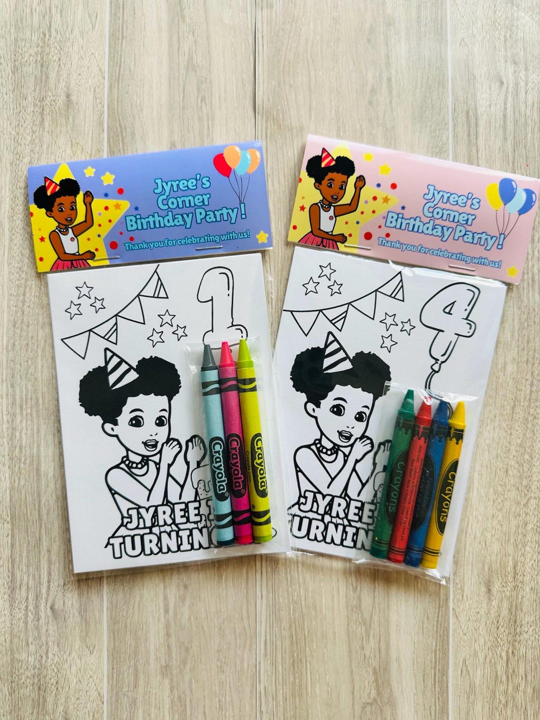 Gracies Corner Party Favor, Gracie Coloring Pages With Crayons - Etsy