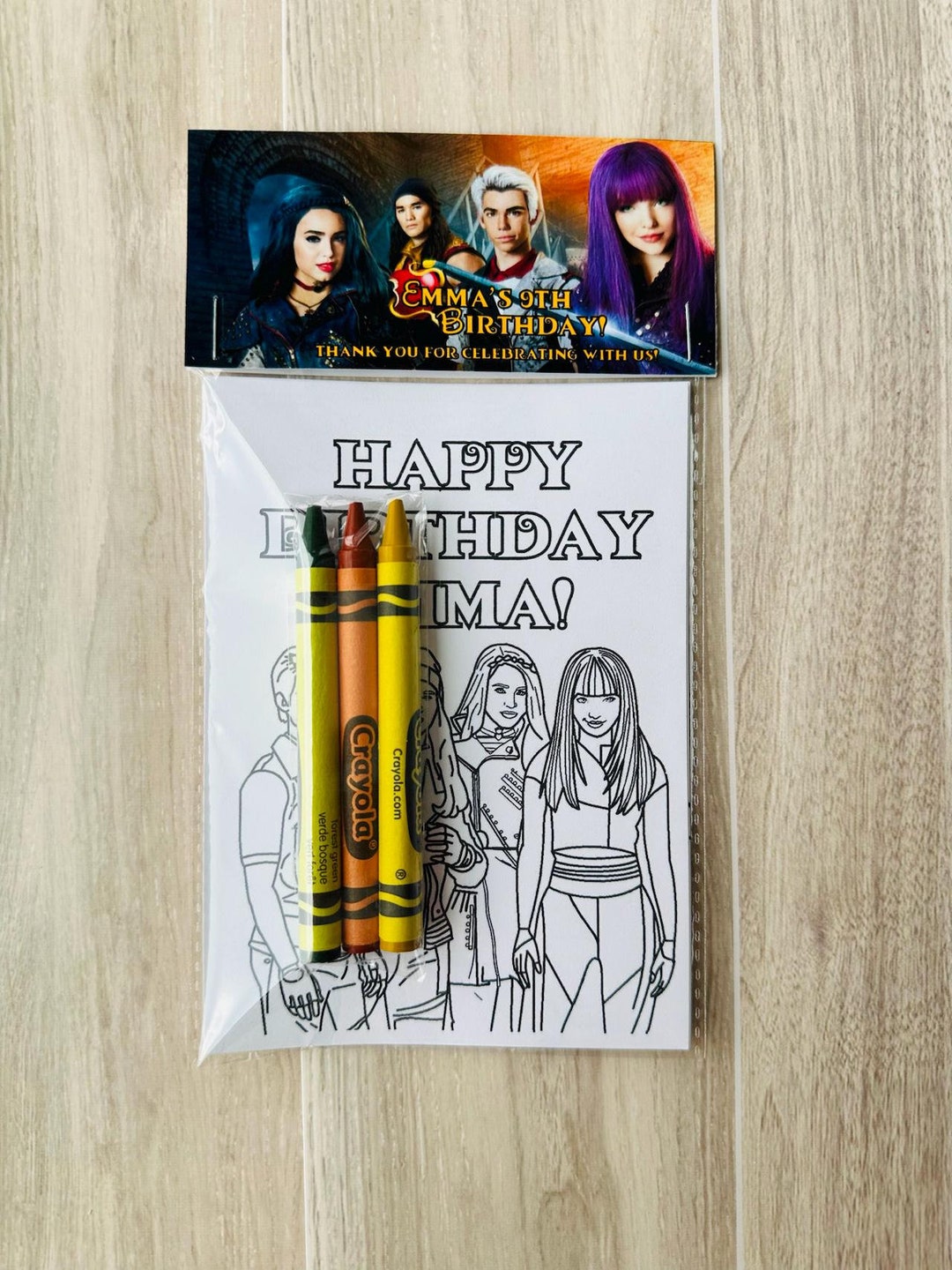 Inspired Descendants Coloring Pages, Descendants Coloring Pack With ...