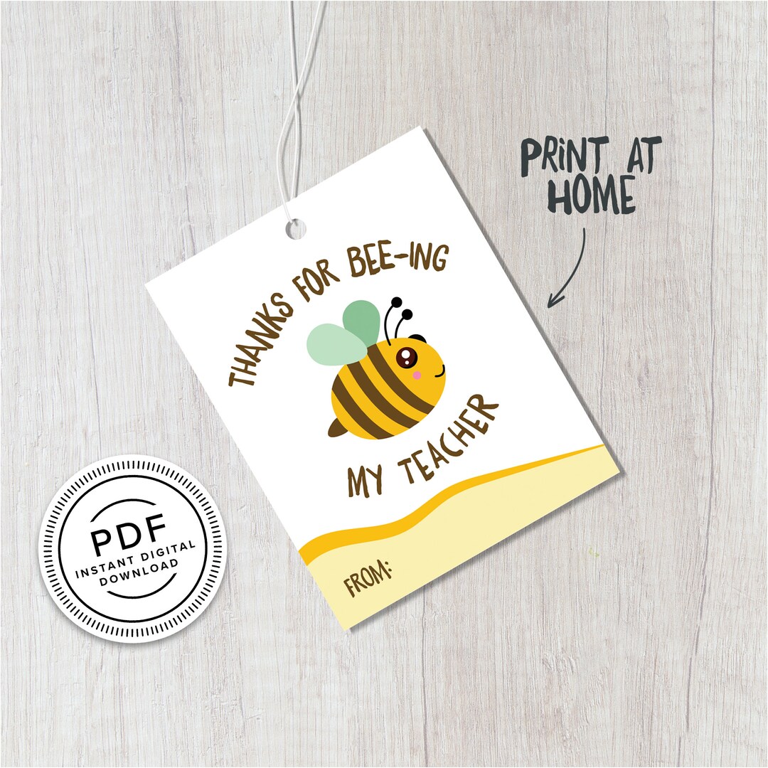 Teacher Appreciation Gift Tags - Back to School - Teacher Gift ...