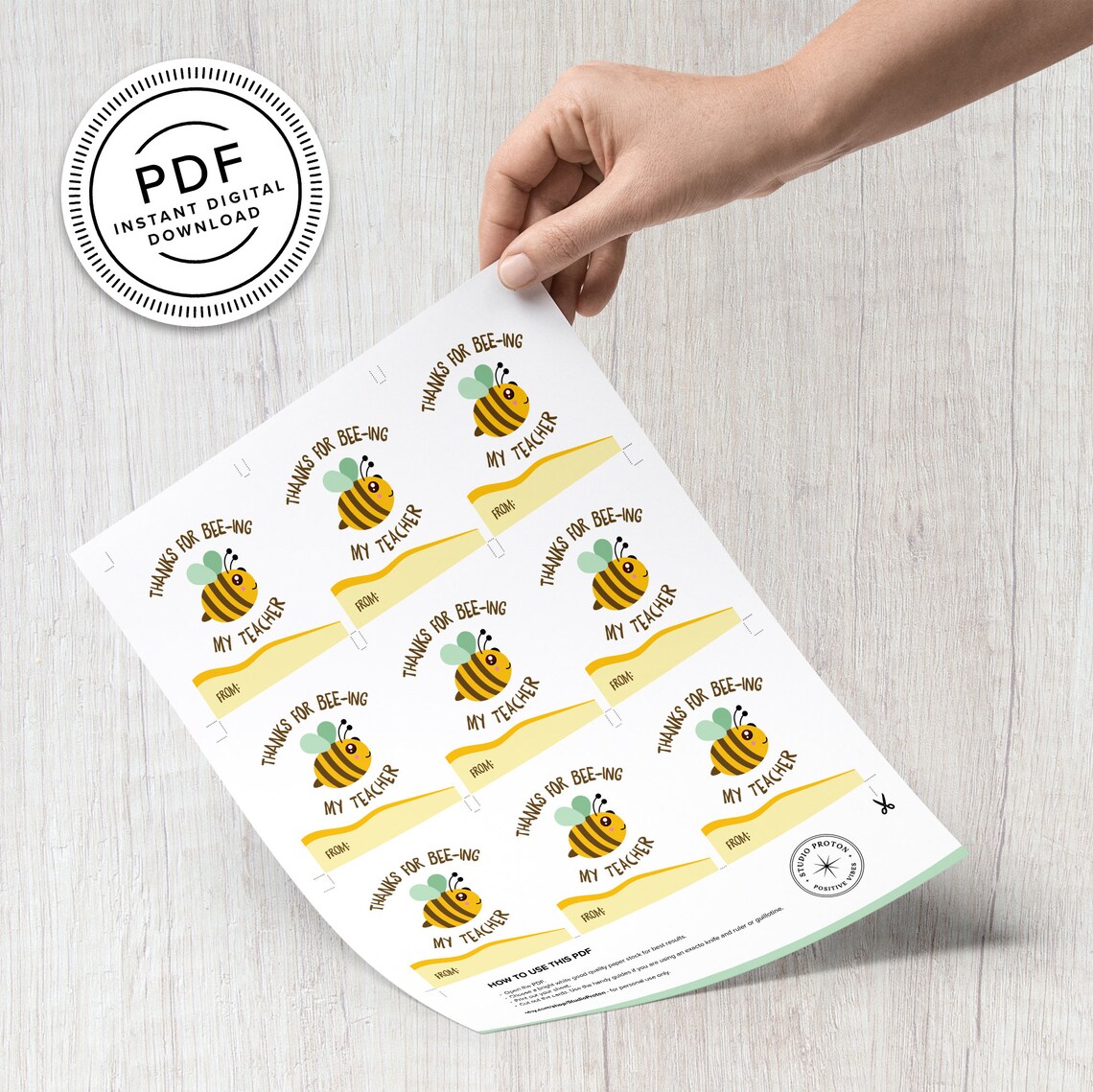 Teacher Appreciation Gift Tags - Back to School - Teacher Gift ...