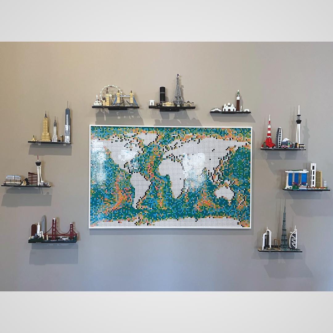 Wall Brackets for LEGO Architecture Skylines All Available Sets - Etsy