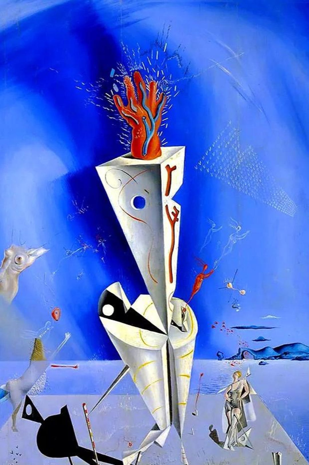 Salvador Dali, "apparatus and Hand" Lithograph UNFRAMED - Etsy