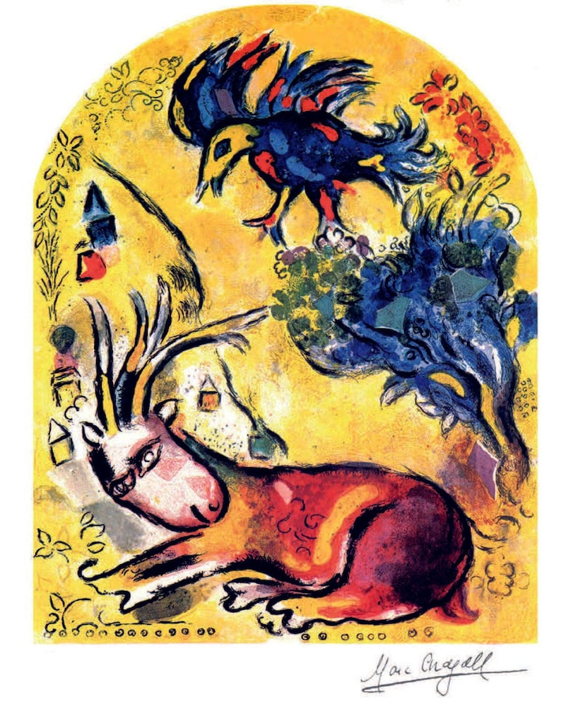 Chagall, "the Tribe of Nepthali" Lithograph UNFRAMED - Etsy