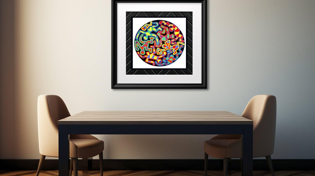 Keith Haring, "monkey Puzzle" Lithograph - Etsy