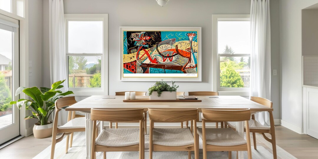 Jackson Pollock, "stenographic Figure" Lithograph - Etsy