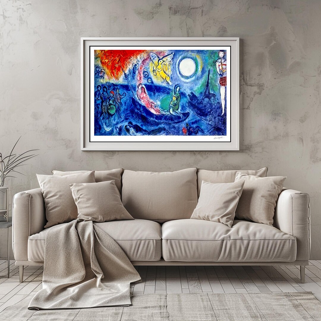 Chagall, "the Concert" Lithograph - Etsy