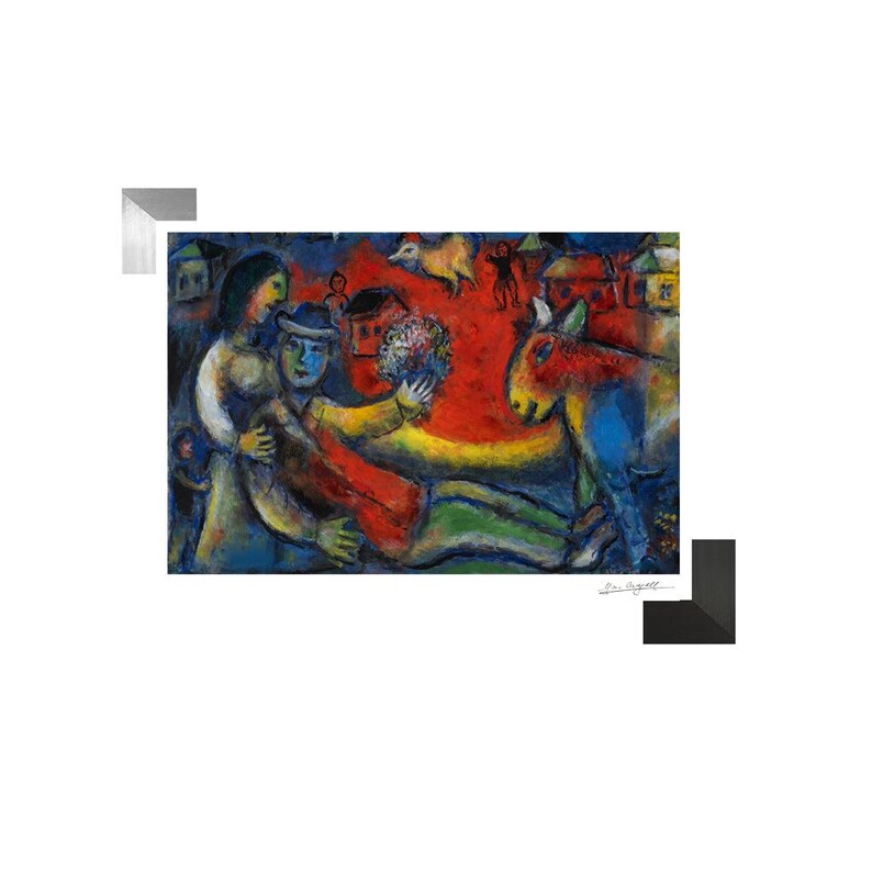 Chagall, "le Repos Au Village, 1978" Lithograph - Etsy