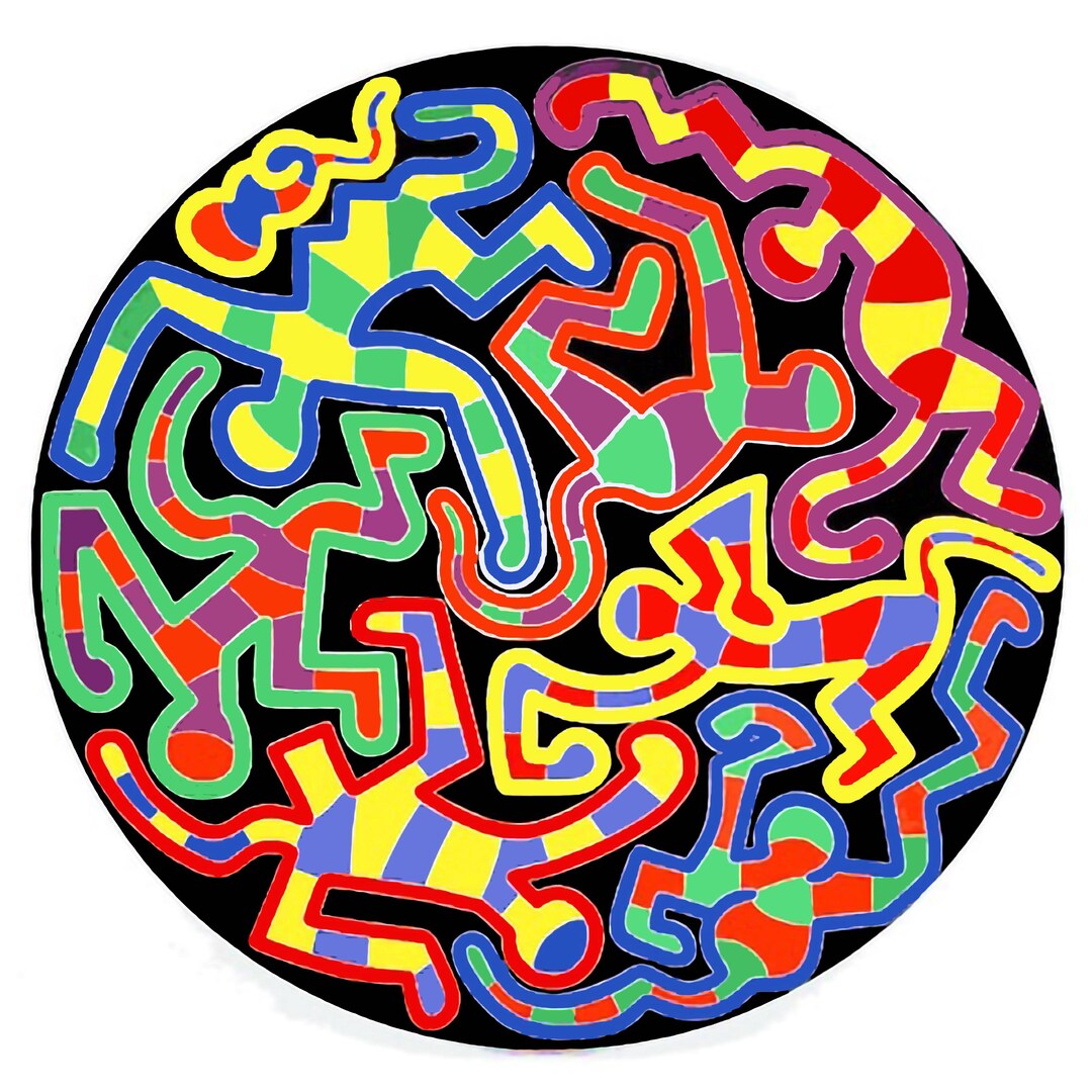 Keith Haring, "monkey Puzzle" Lithograph UNFRAMED - Etsy